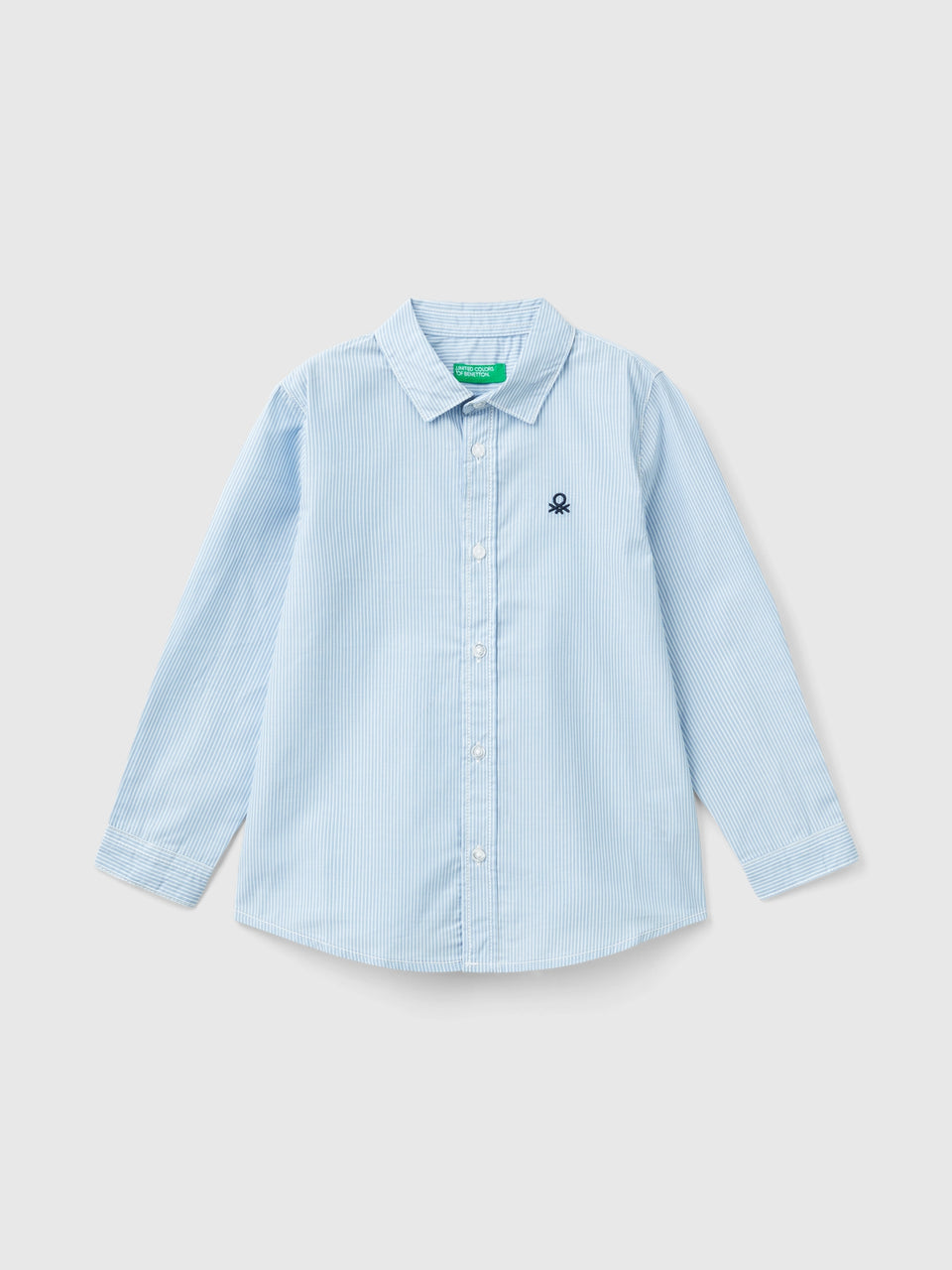 Striped shirt in pure cotton