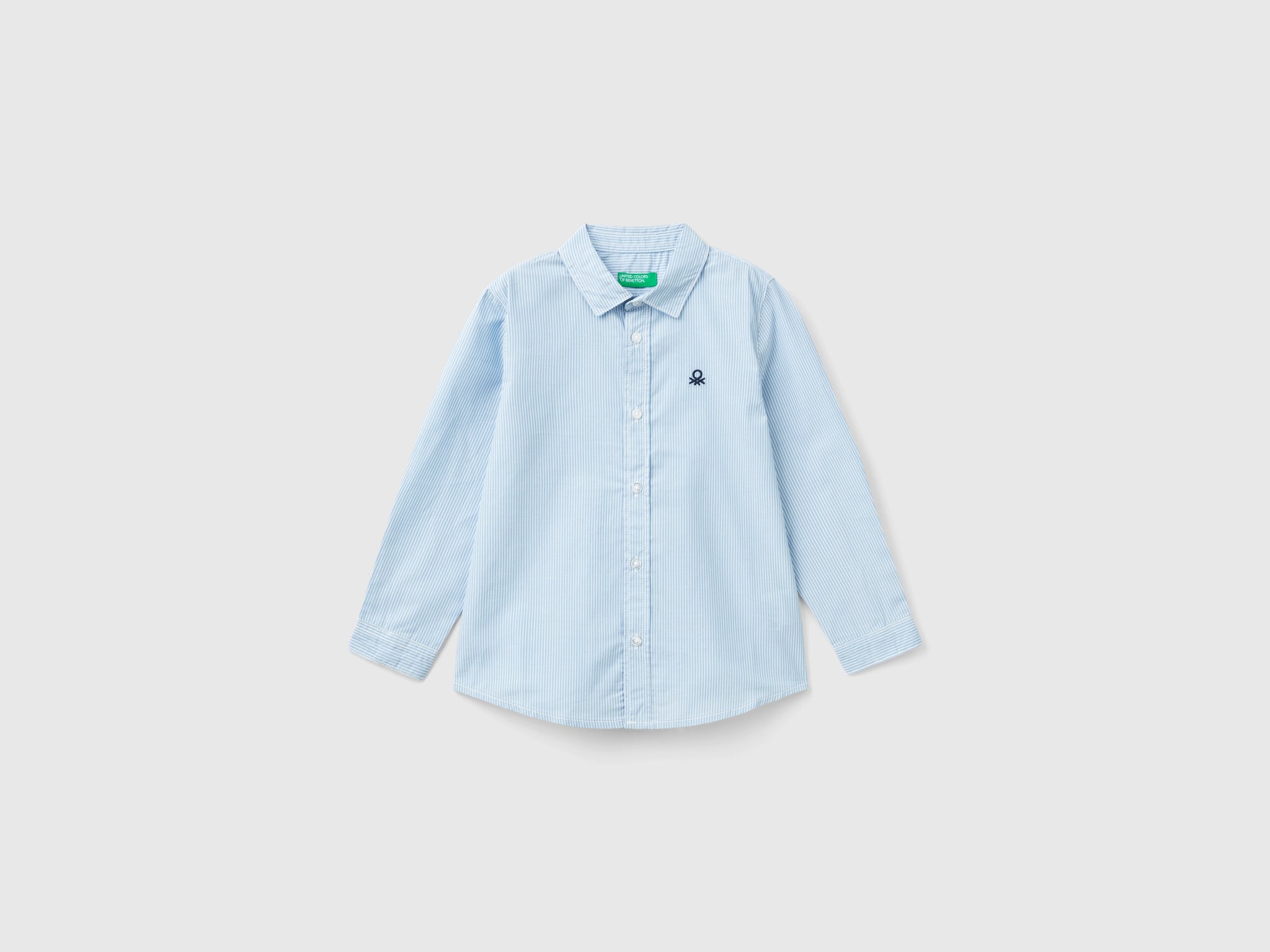 Striped shirt in pure cotton
